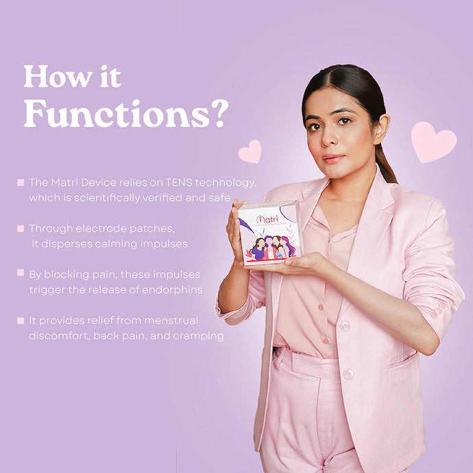 Matri Pro - Period Pain Relief Device by Matri | Get Rid of Period Pain